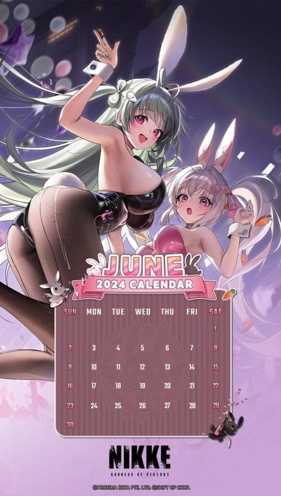 【メガニケ】6月カレンダー壁紙が配布されたぞ！ | メガニケあんてな- 勝利の女神:NIKKE5ch攻略まとめアンテナ速報